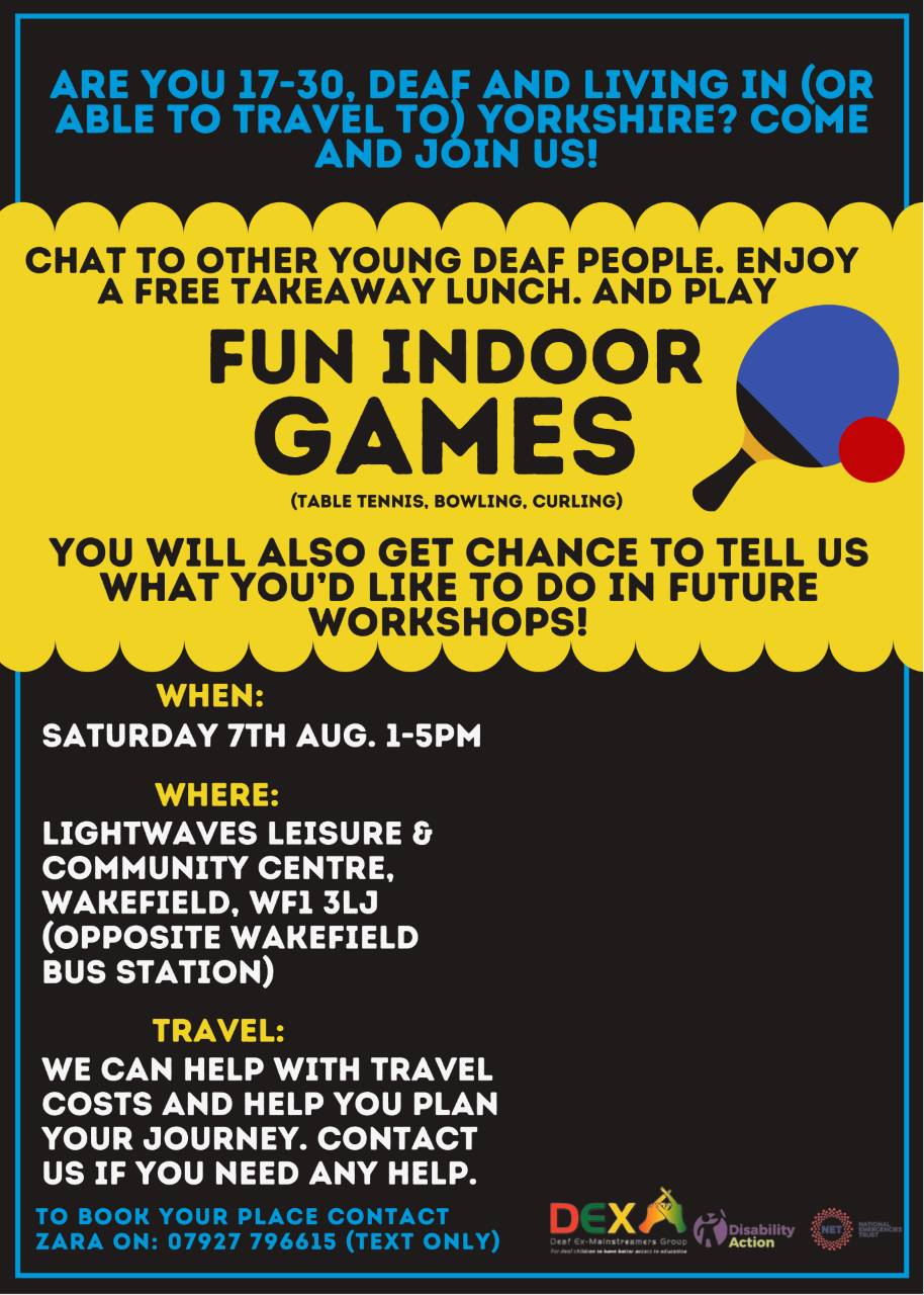 Fun Indoor Games Afternoon Deaf EXperience fun-indoor-games-afternoon-deaf-experience