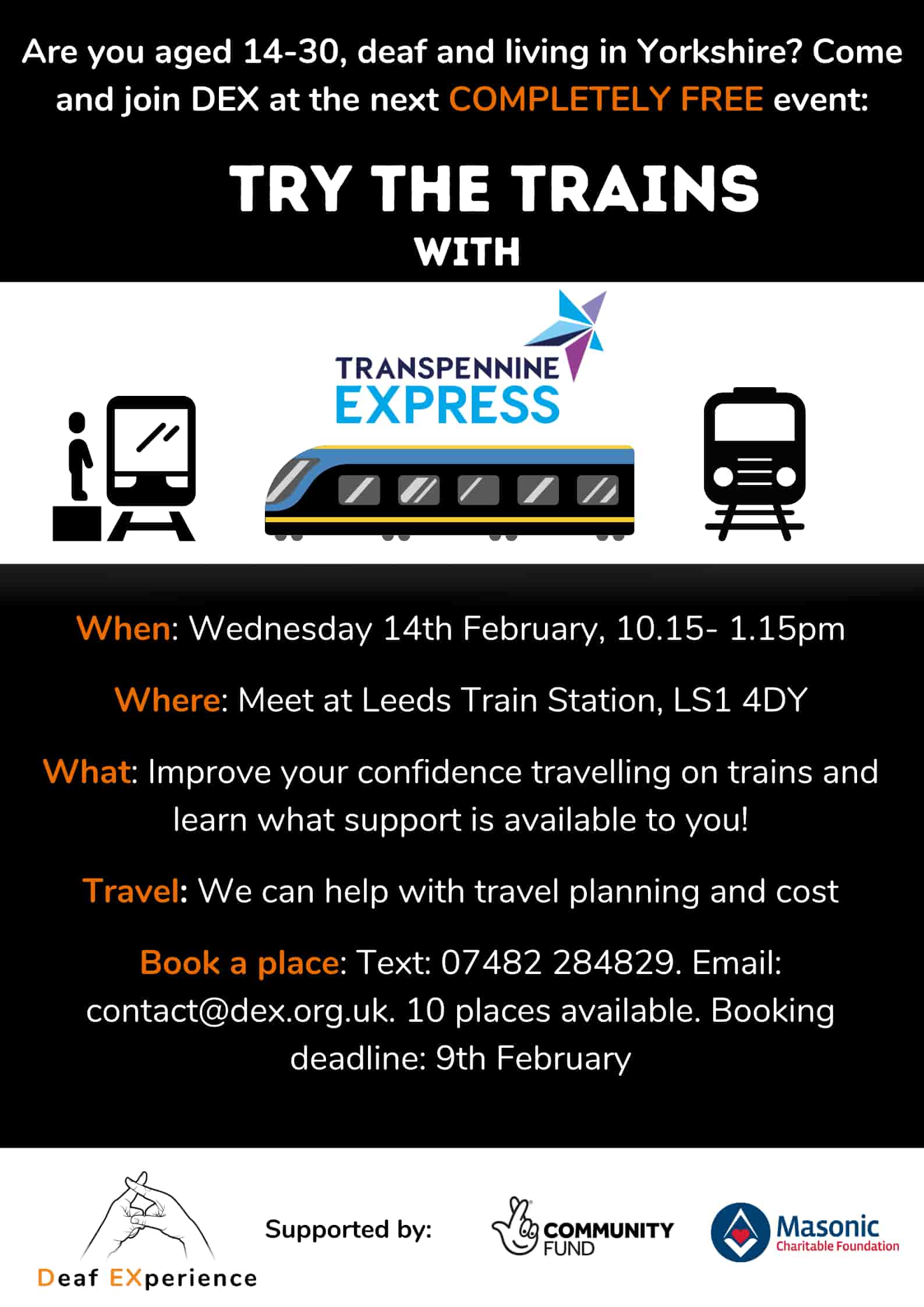 'Try the Trains' morning with TransPennine Express! - Deaf EXperience